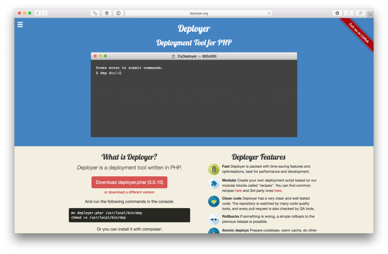 PHPアプリケーションのデプロイにぴったりなDeployerを試す | さくらのナレッジ